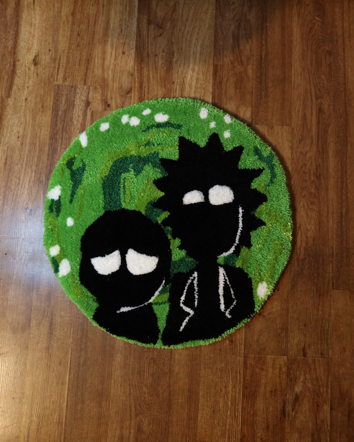 Rick and Morty Tufted Rug - Etsy