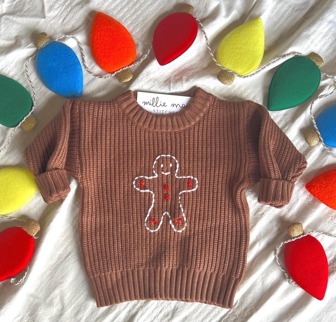 Toddler and Children Custom Gingerbread Man Sweaters | Holidays Kids ...