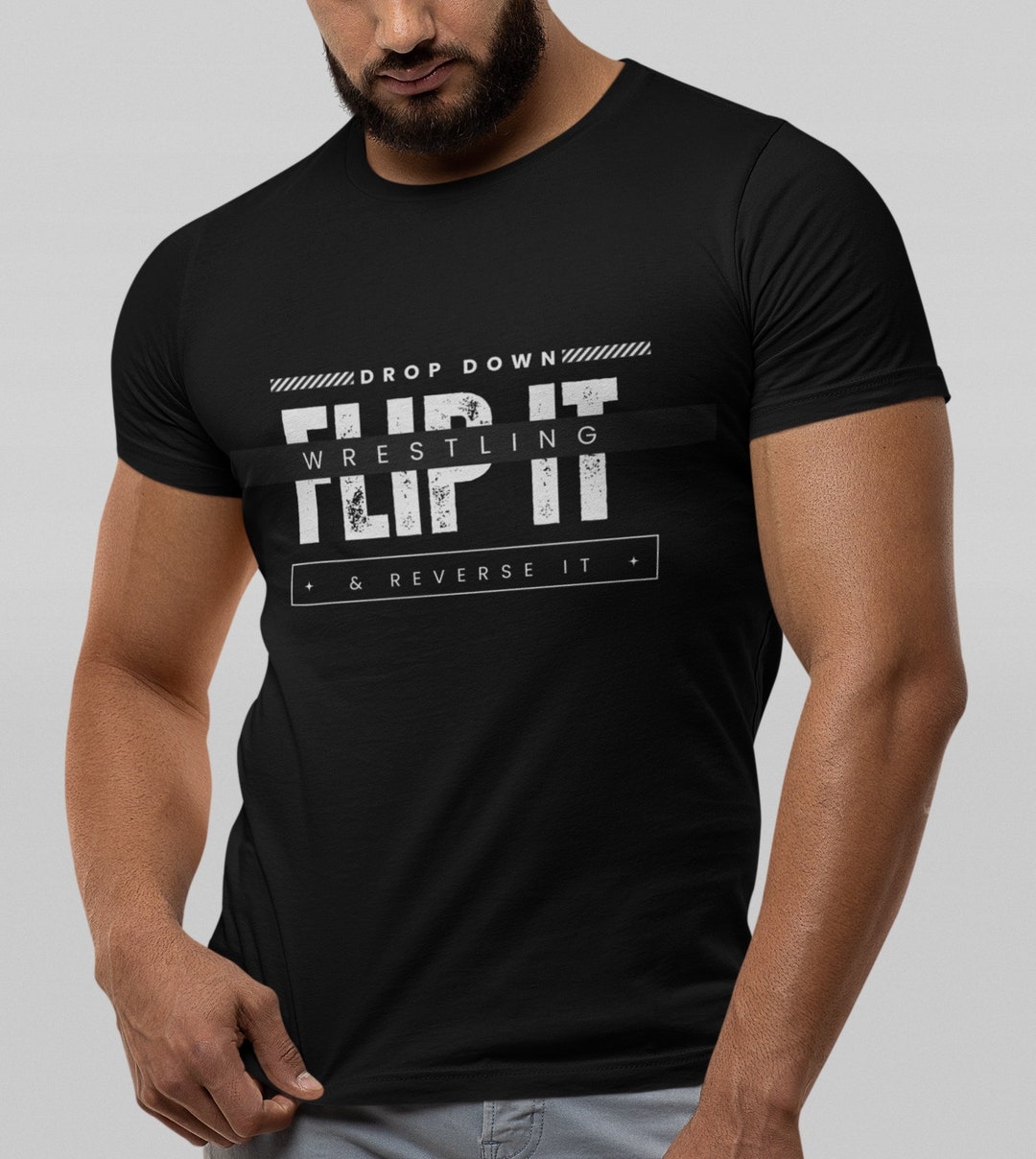 Wrestling: Drop Down, Flip It & Reverse It, Unisex Jersey Short Sleeve ...