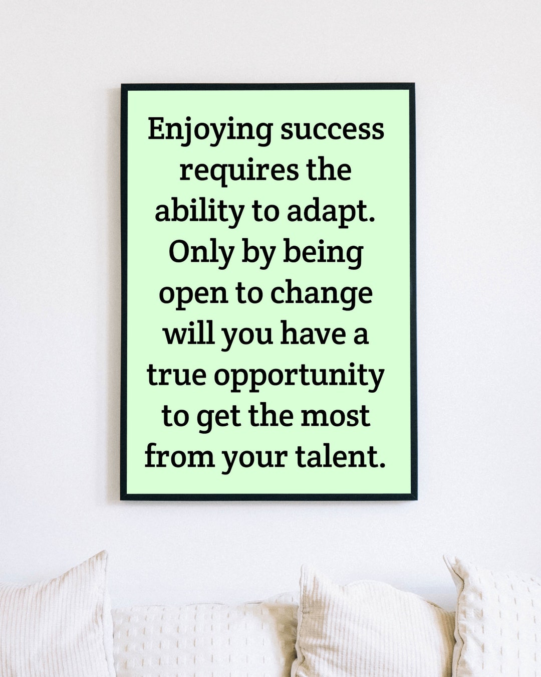 Success Quote Print Neutral Wall Art Success Print Lovster Printables ...