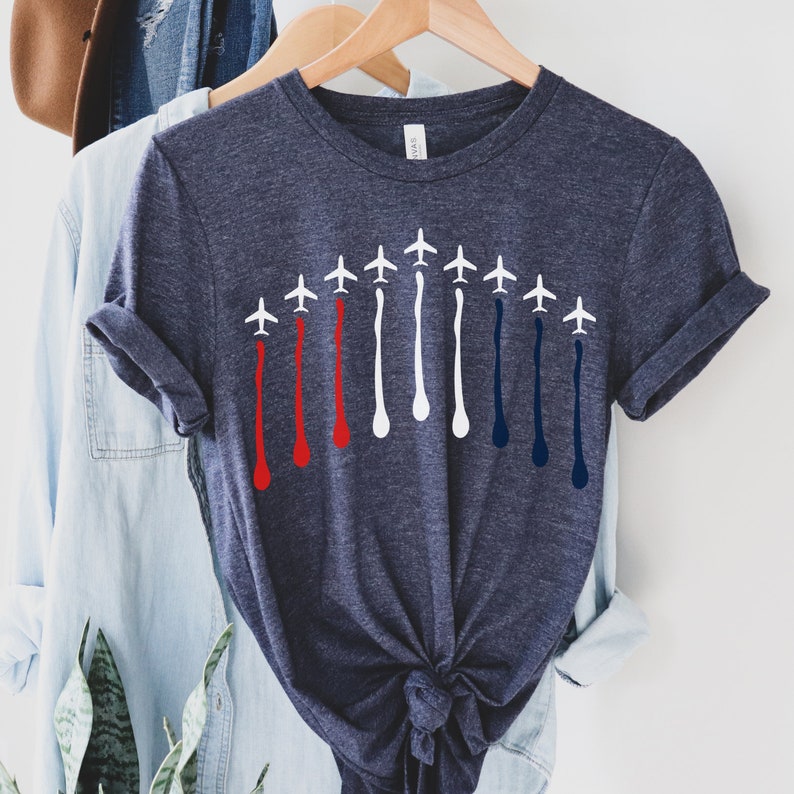 Flying Planes Shirt, 4th of July Shirts, America Shirt, Red White and ...