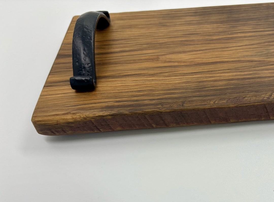 Reclaimed Oak rustic Serving Tray - Etsy