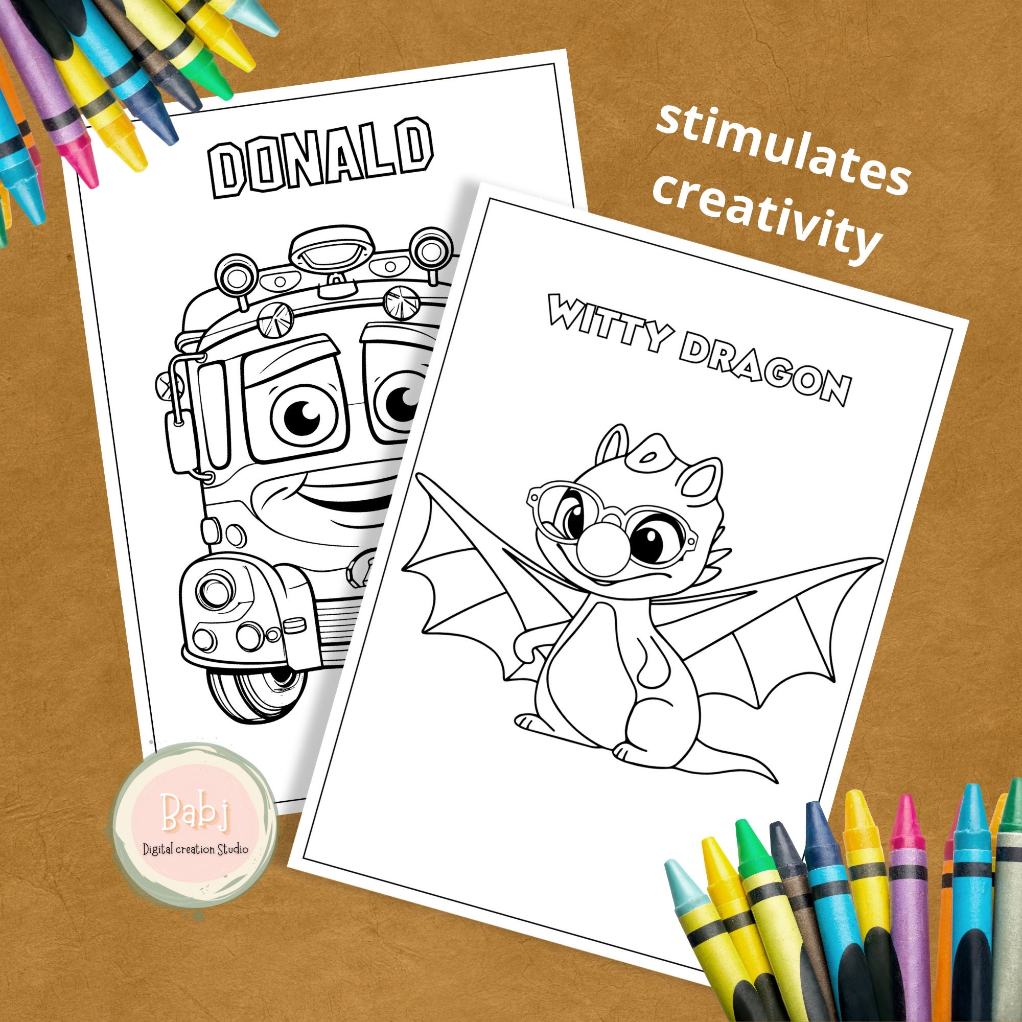 28 Kids Coloring Pages Dragons Robots Cars Coloring Pages Book ...