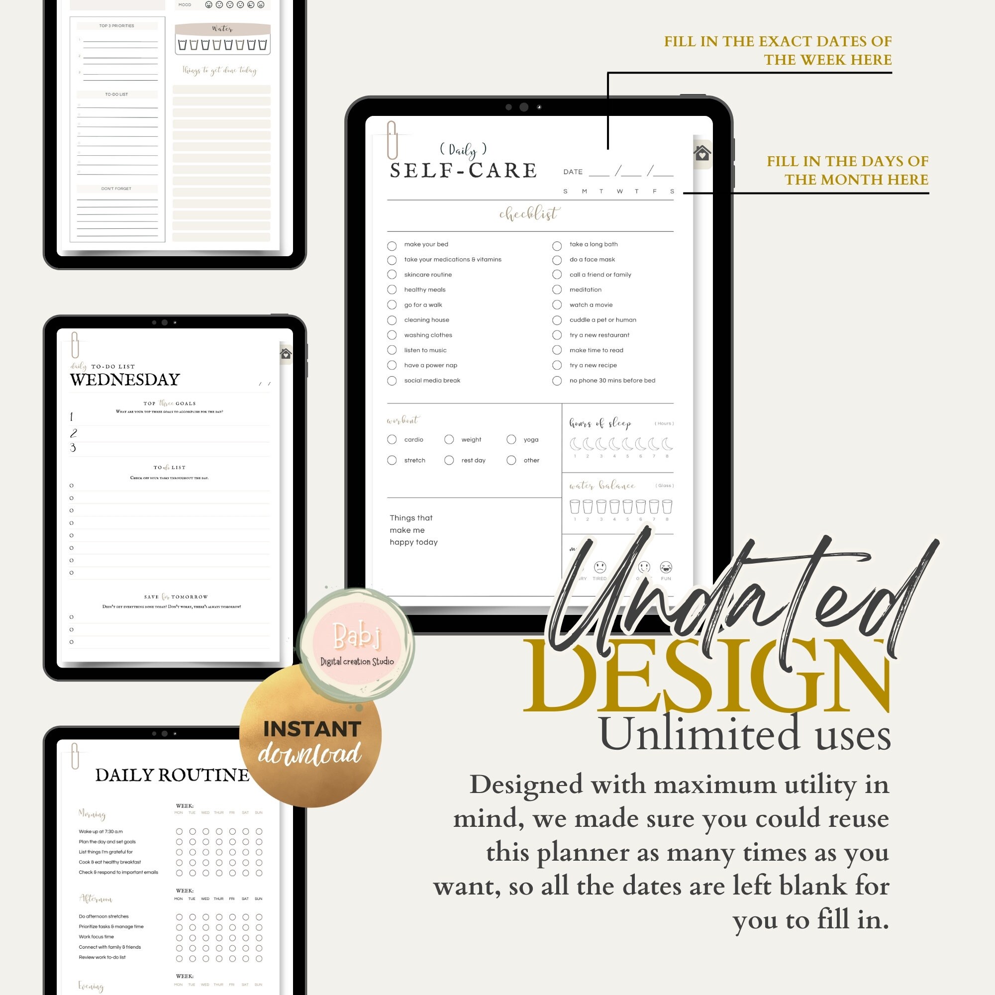 Digital Planner, Goodnotes Planner, iPad Planner, Notability Planner ...