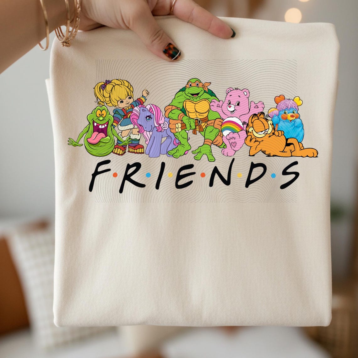 80’s Cartoon Friends PNG | Nostalgic Cartoon Group Clipart - Etsy
