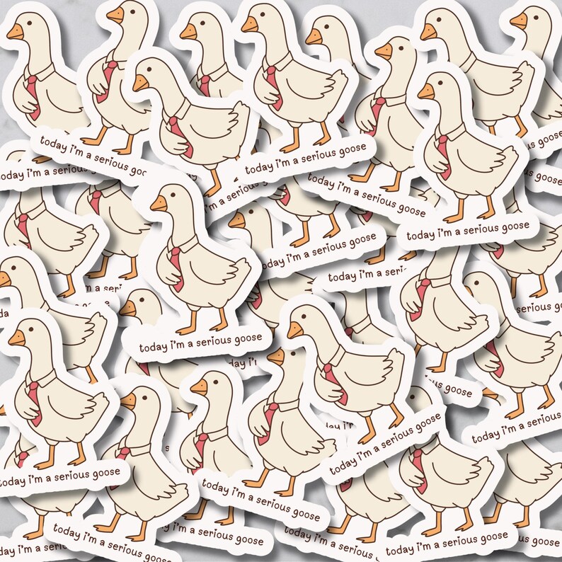 Silly Goose Sticker Pack | Printable PNG Files - Etsy