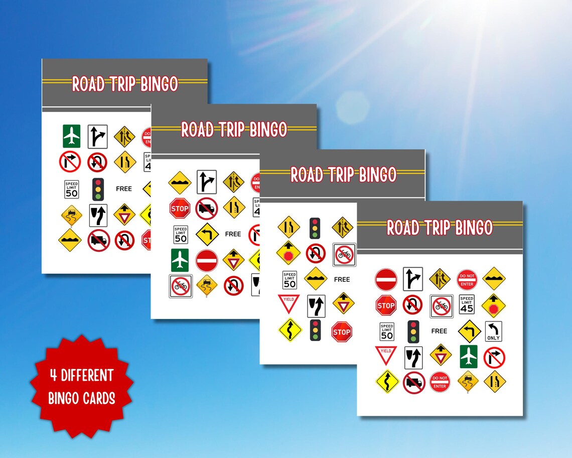 Road Trip Activity Bundle for Kids | Travel Games & Printables | Quiet ...