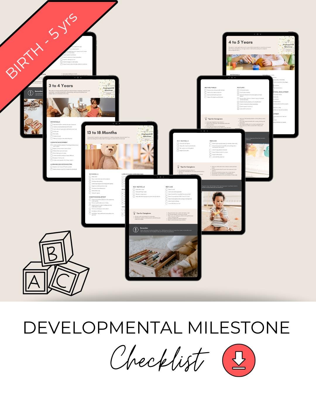 Digital Developmental Milestone Checklist | Baby & Toddler Growth ...