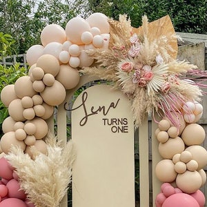 Personalized Backdrop Sign,wooden Birthday Yard Sign,first Birthday ...