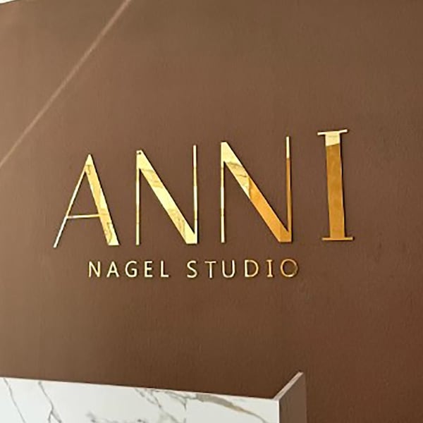 Mirror Logo Wall Design - Etsy