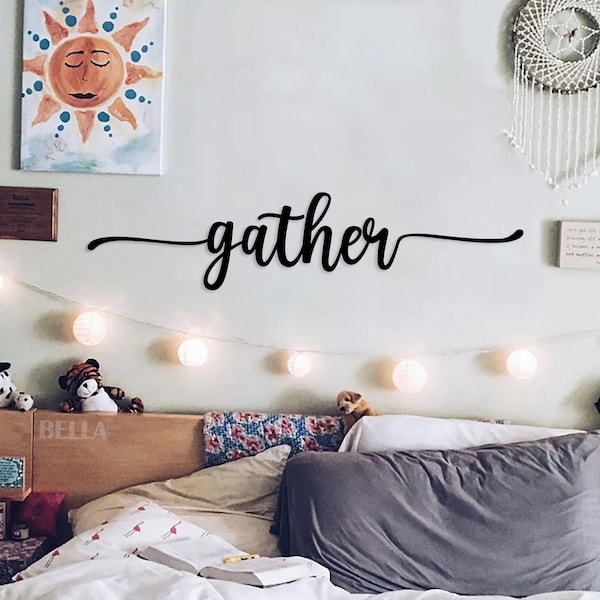 Gather Sign - Etsy