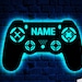 Personalized Gamertag Neon Led Sign, Custom Gaming Room Wall Decor ...