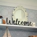 Welcome Tabletop Sign for Shelf,home Decor Letters, Wooden Word ...