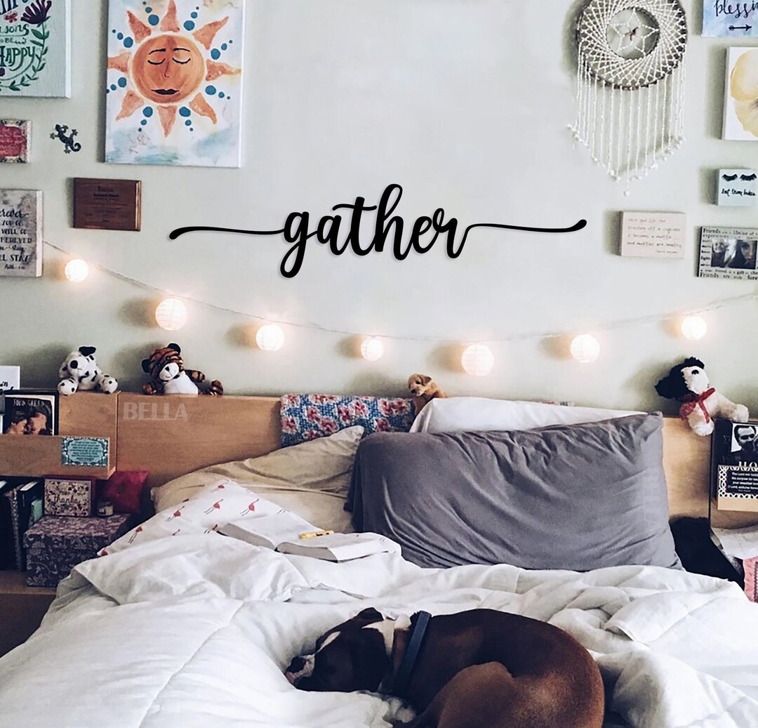 Gather Sign,wooden Letters Gather , Gather Word Cutout,gather Here ...