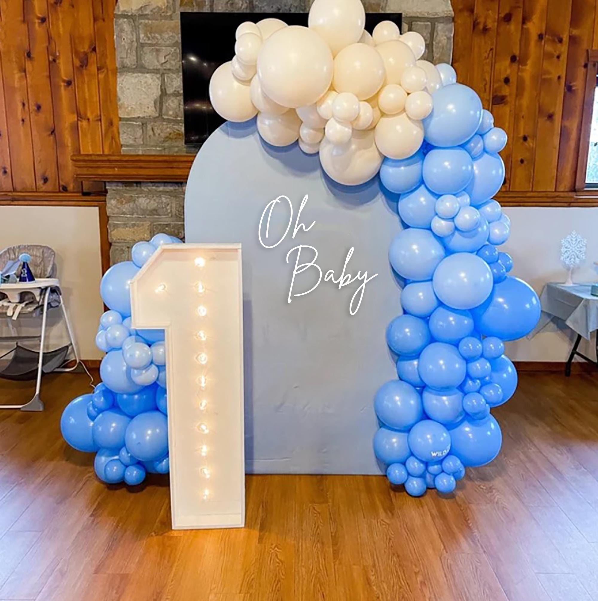 Oh Baby Backdrop Wall Sign, Gender Reveal Party Decor,baby Shower ...