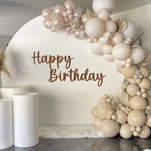 Custom Birthday Backdrop Name Sign,wooden Birthday Yard Sign,custom ...