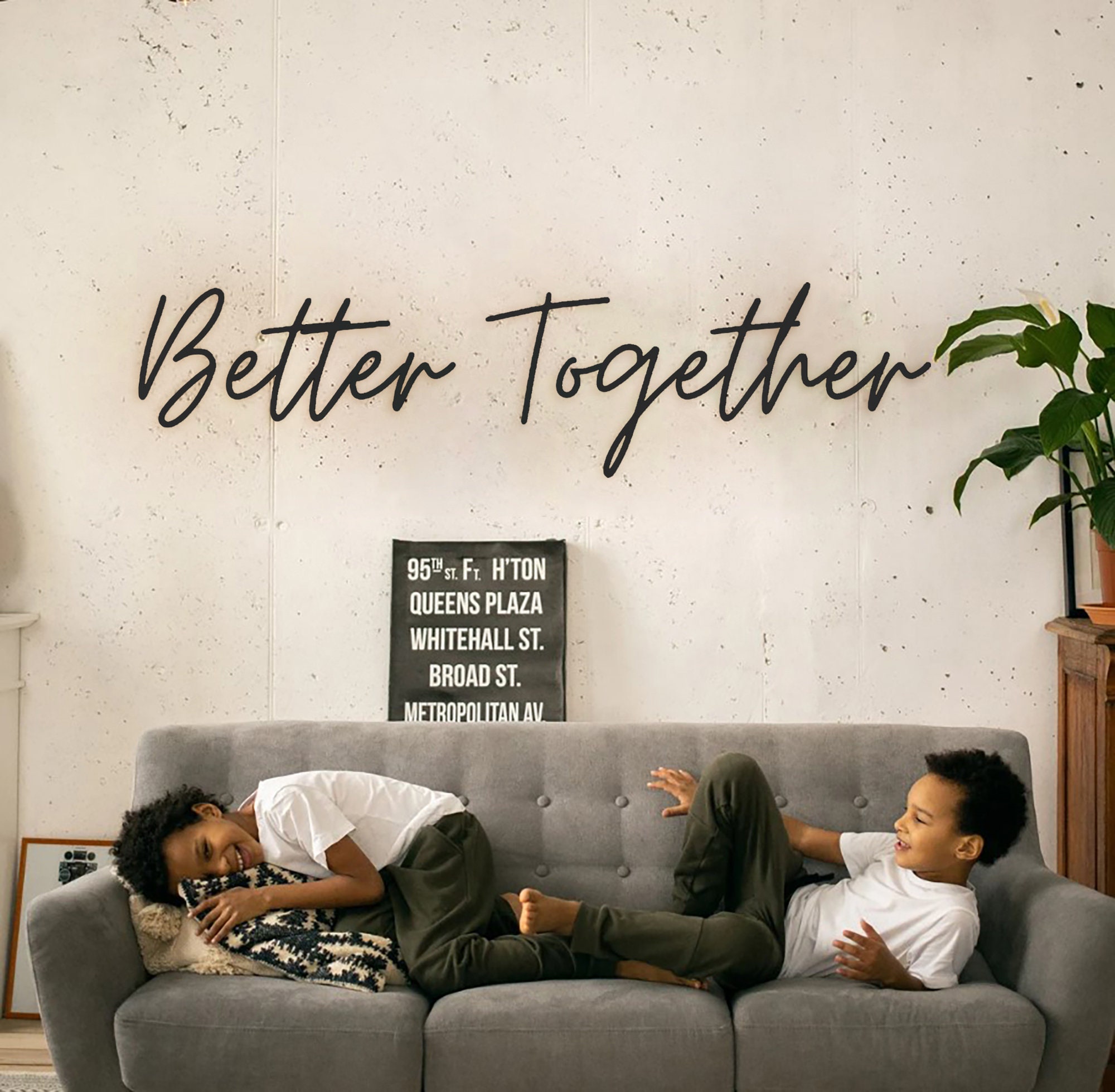 Better Together Backdrop Wood Sign,wooden Better Together Wall Art ...