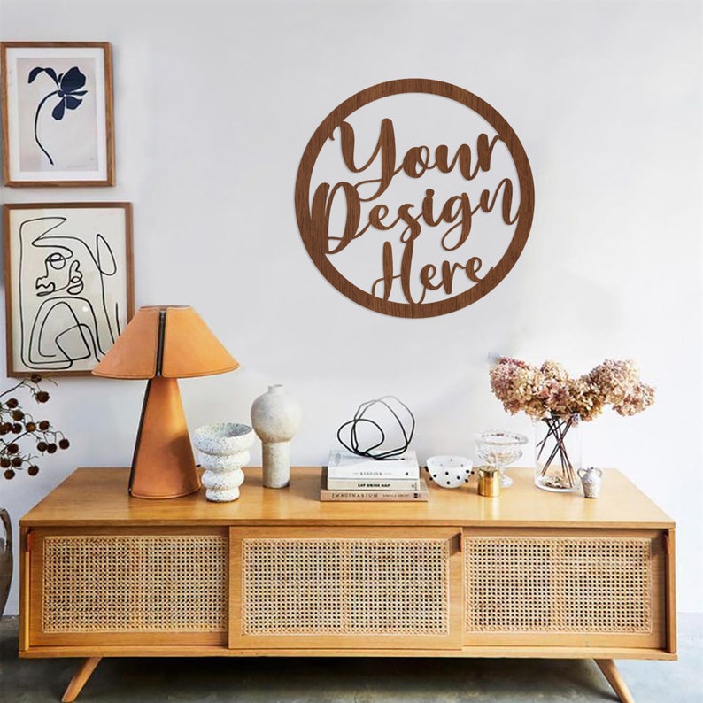 Custom Round Company Logo Sign, Custom Circle Backlit Acrylic Sign ...