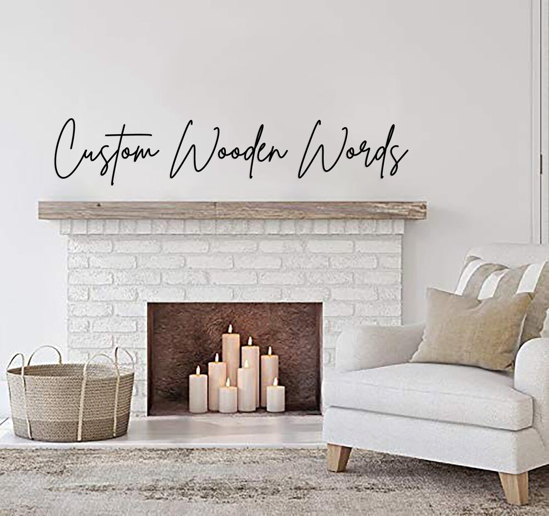 Custom Wood Words Sign,wooden Letters,wall Quotes,custom Wood Letters ...