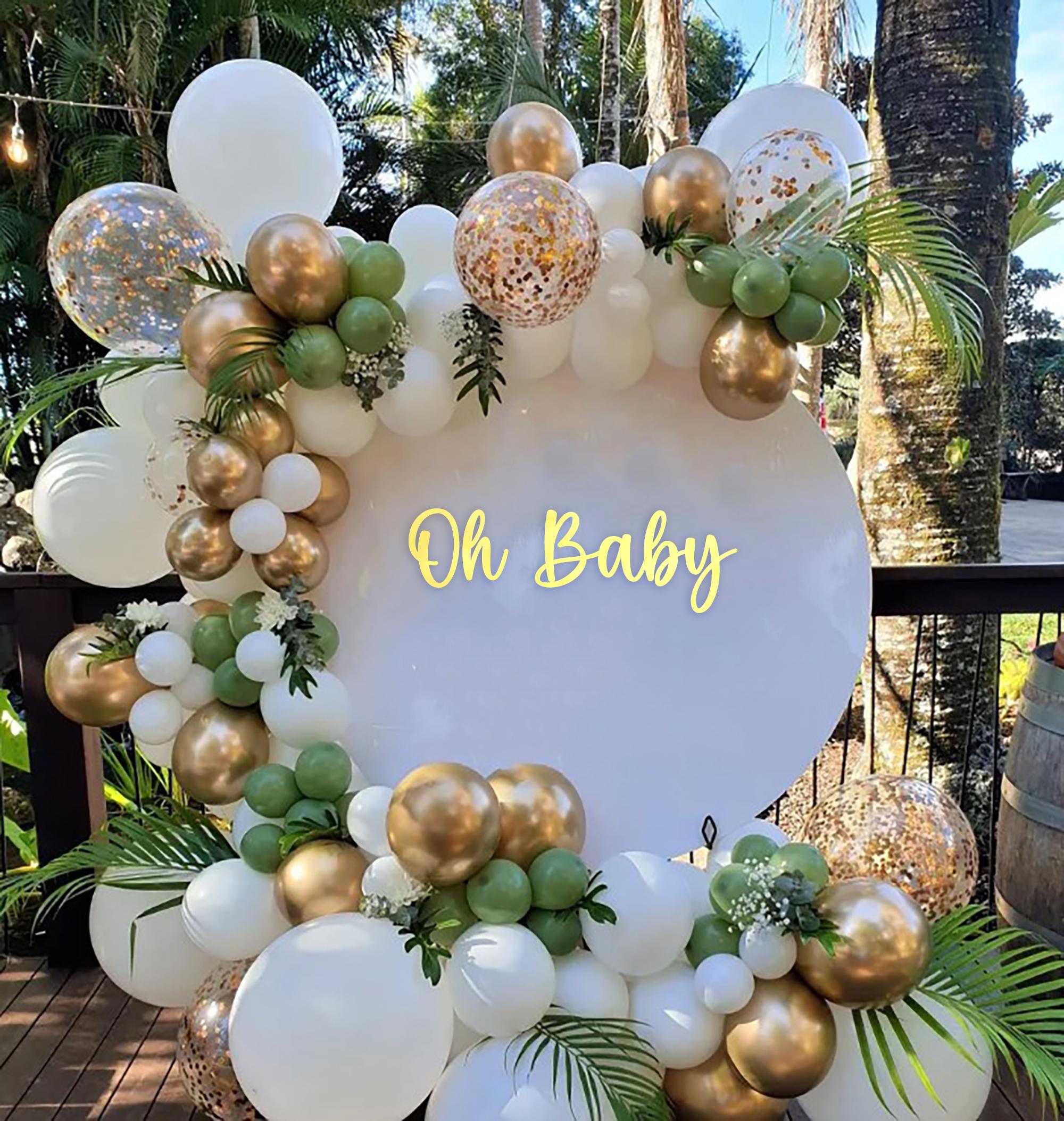 Oh Baby Backdrop Wall Sign, Gender Reveal Party Decor,baby Shower ...