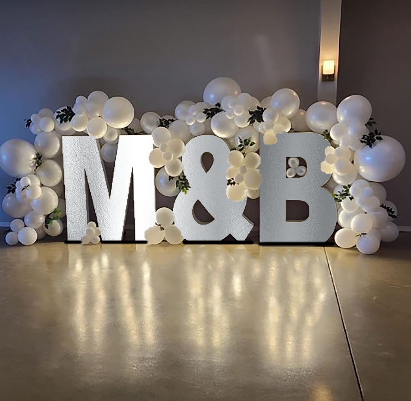 Mirror Acrylic Freestanding Letters Party Prop Decor,large Letter ...