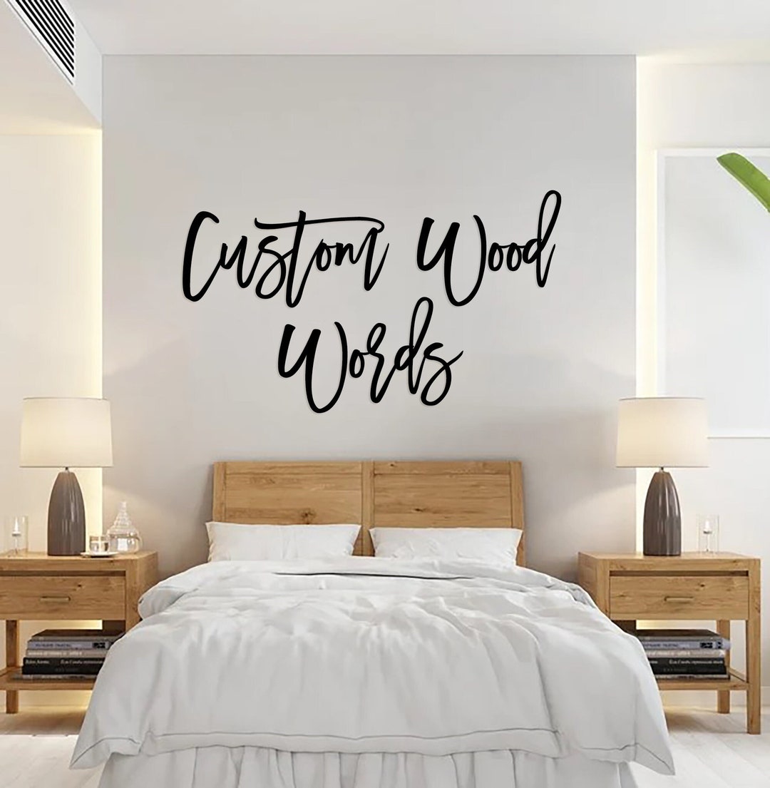 Custom Wood Words,personalized Backdrop Sign,wooden First Birthday ...