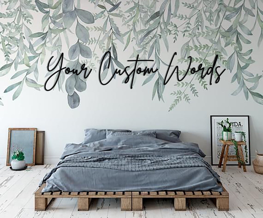 Custom Wood Words Sign, Personalized Wooden Wall Quotes,custom Wood ...