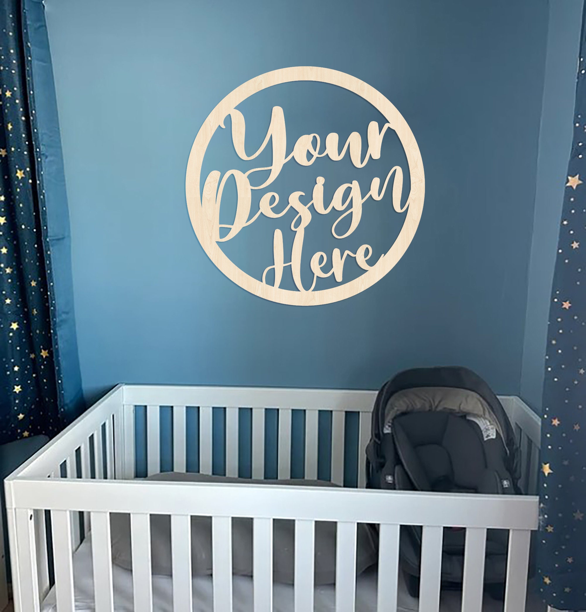 Custom Round Company Logo Sign, Custom Circle Backlit Acrylic Sign ...