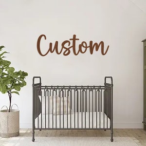Custom Wood Name Sign,nursery Wall Art,custom Wood Letters,name Word ...