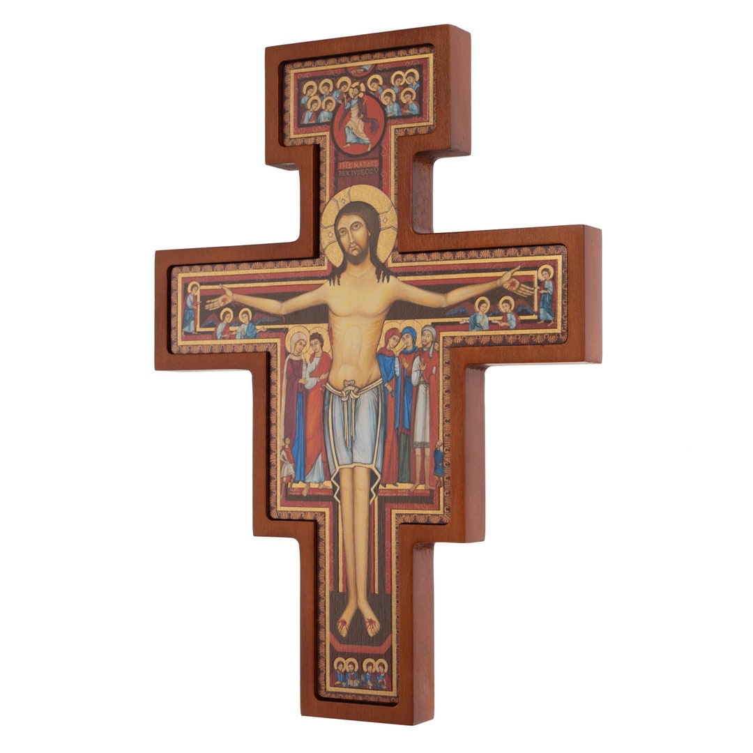 San Damiano Crucifix Icon Saint Francis - Etsy