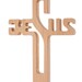Modern Wooden 'jesus' Cross - Etsy