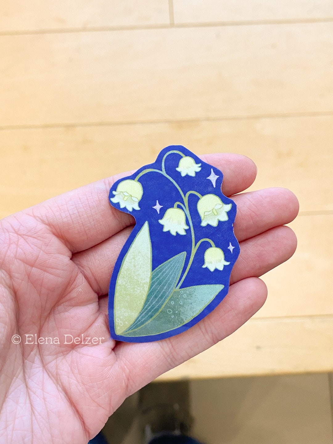 Lily of the Valley Sticker Birth Month Sticker Flower Sticker ...