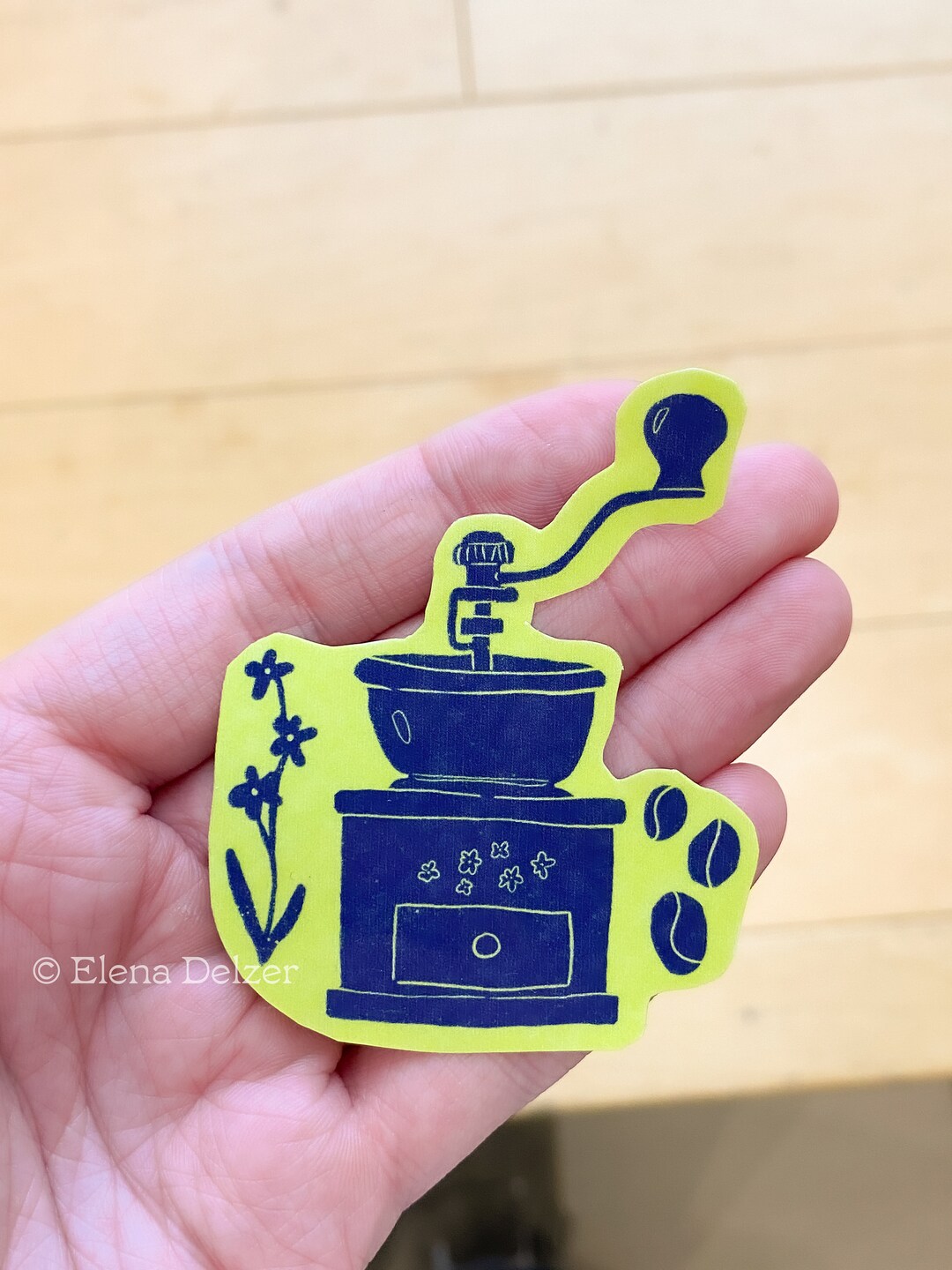 Coffee Roaster Sticker Coffee Bean Grinder Sticker Barista Sticker ...