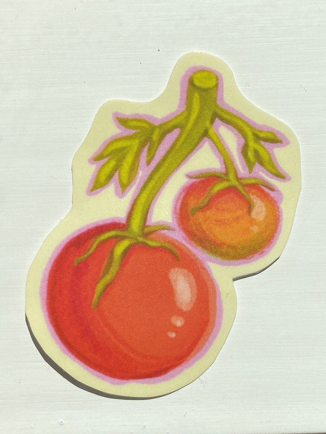 Tomato Sticker | Tomato Girl Sticker | Waterproof Sticker for Laptop ...