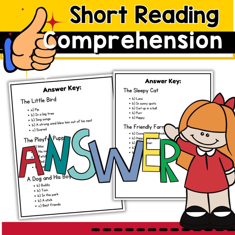 1st Grade Reading Comprehension Passages and Questions With WH ...