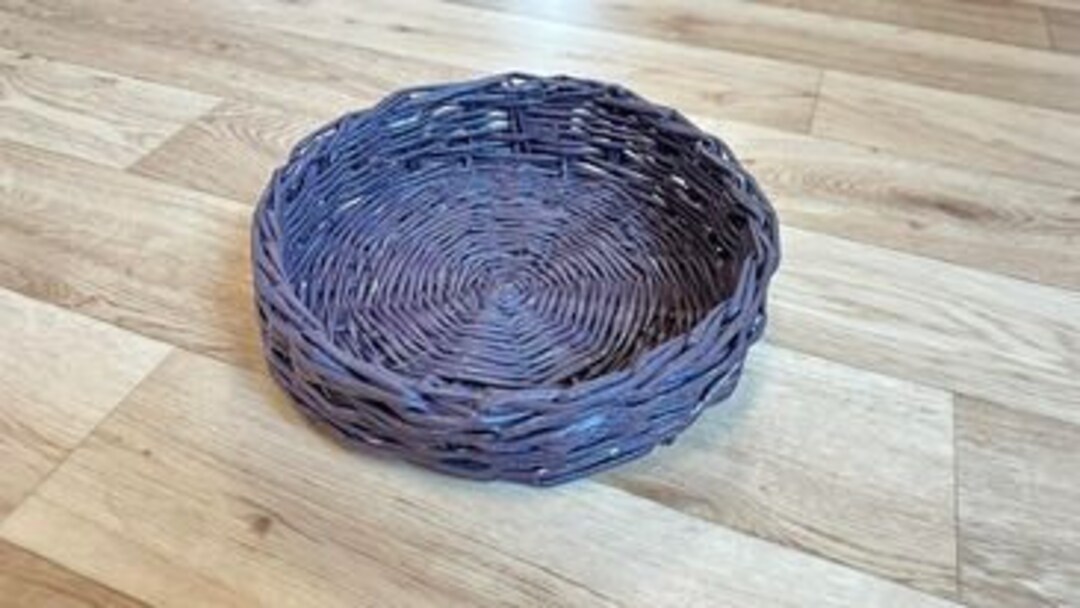 Basket Weaved by Newspaper - Etsy