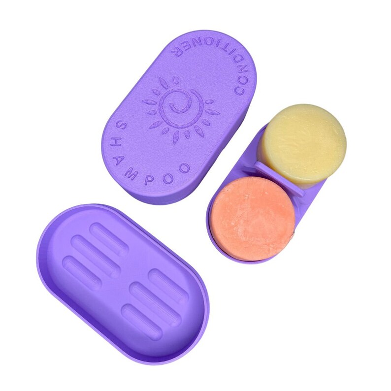 Shampoo & Conditioner Bar Travel Case - Etsy
