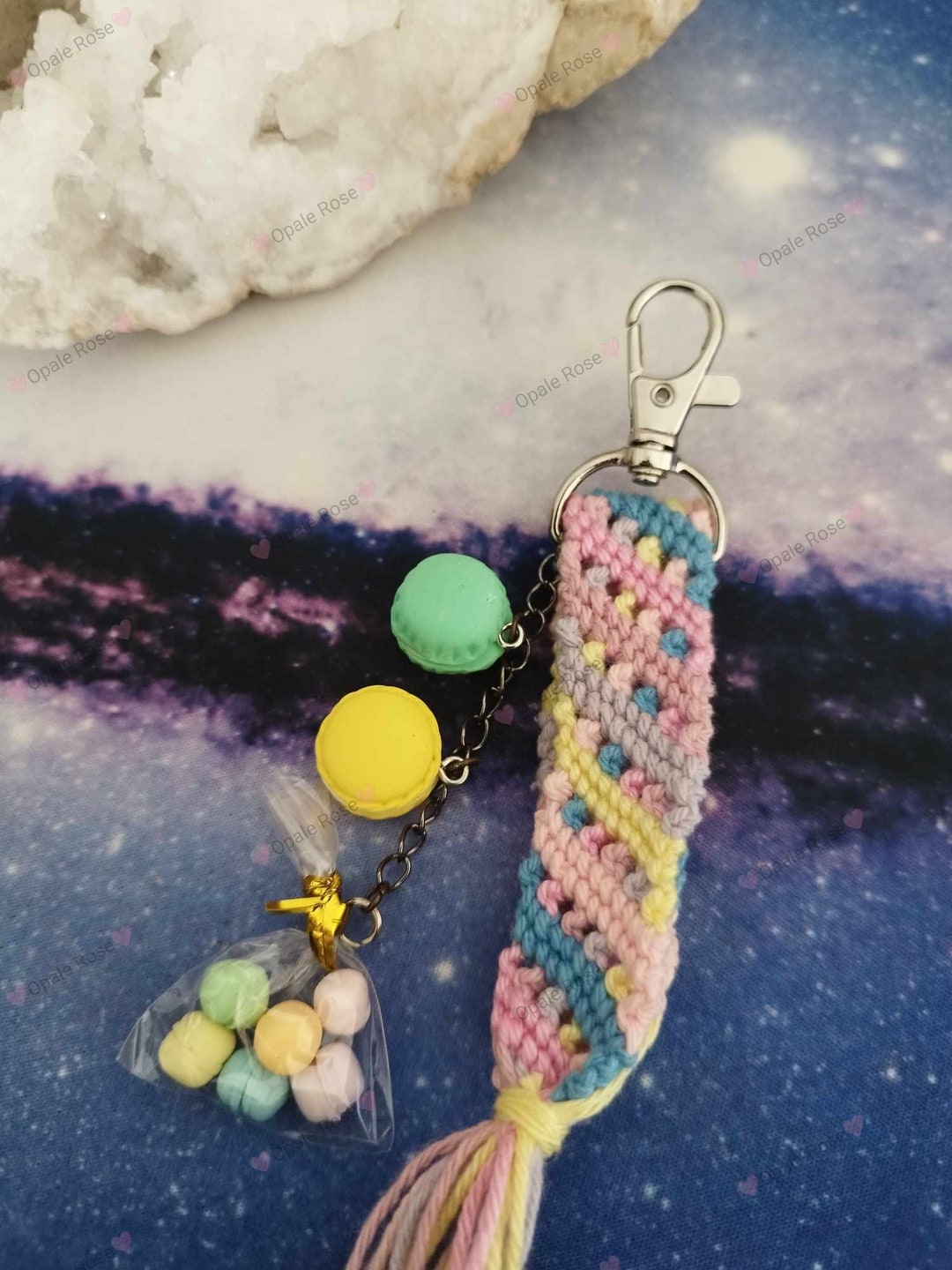 Handbag Jewelry Keychain Weaving Crafts and Charms Macarons and Cakes ...
