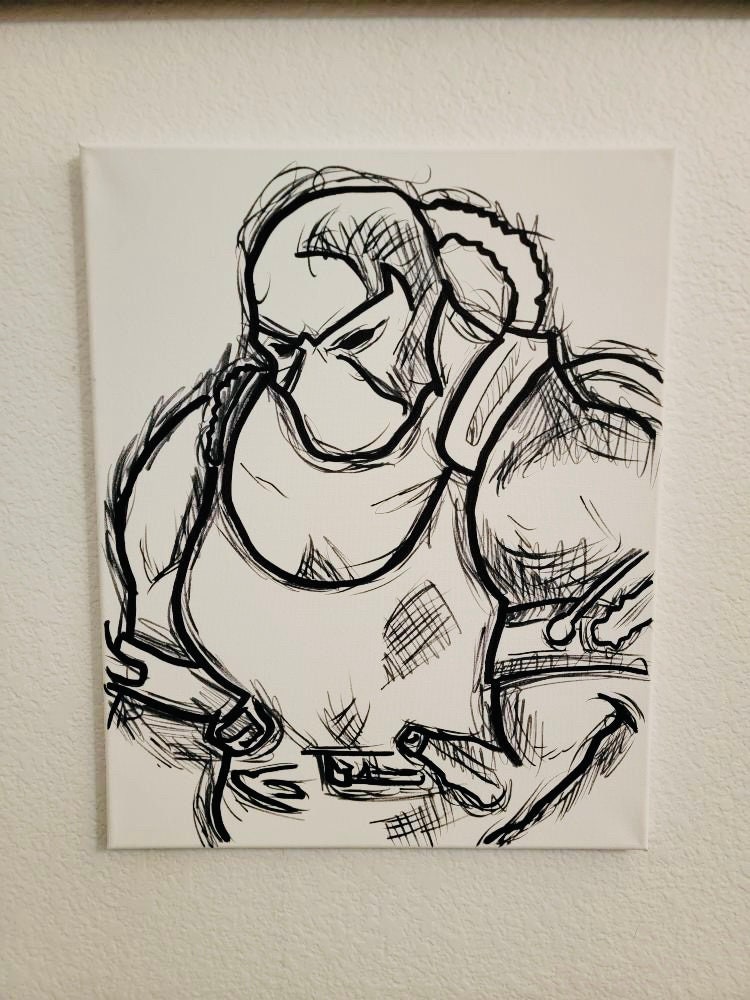 Bane Sketch Art - Etsy