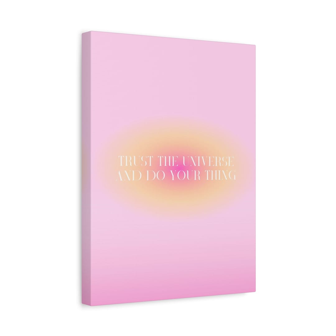 Gradient Wall Art With Aesthetic trust the - Etsy