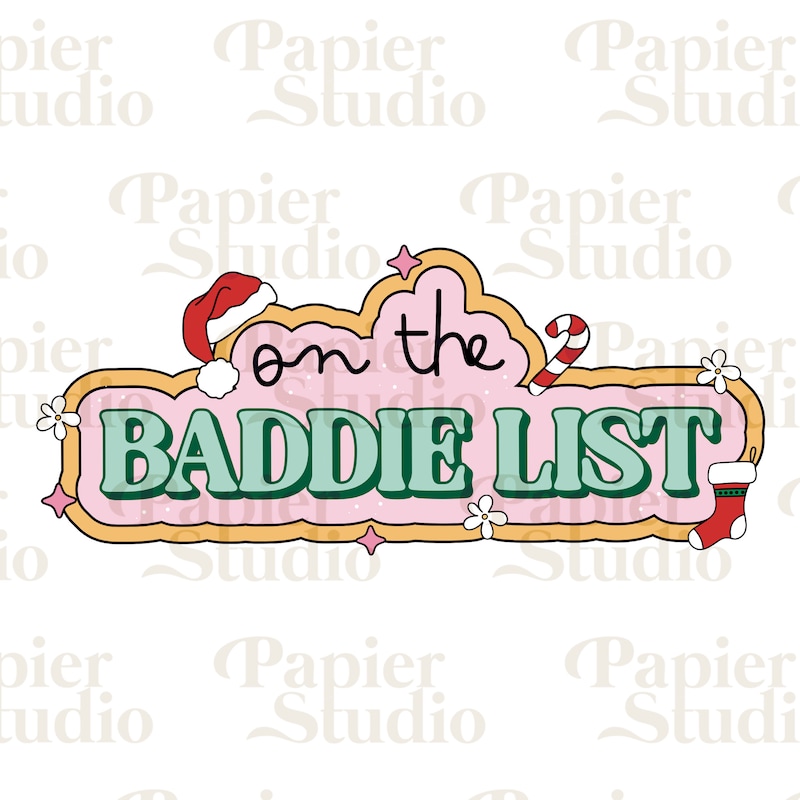 Baddie Santa - Etsy