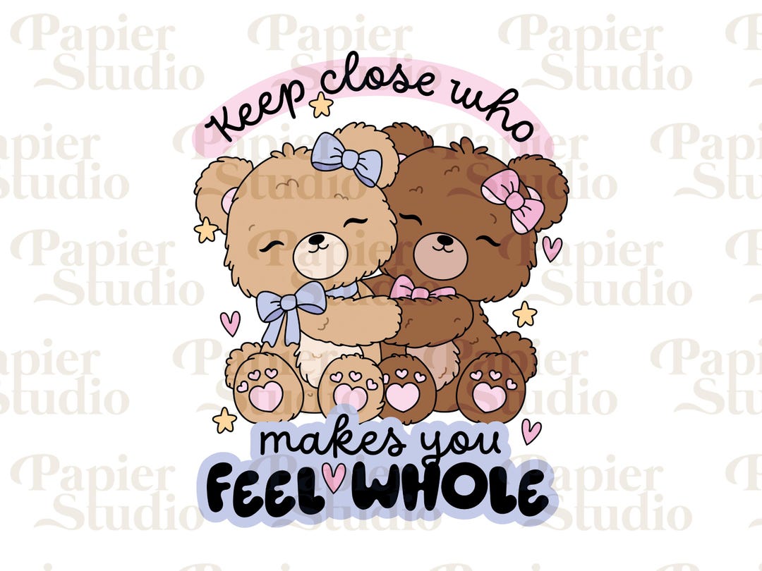 Friendship PNG SVG, Friendship Clipart, Teddy Bear Png, Designs for ...
