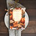 Thanksgiving Menu Template, Dinner Menu Printable, Fall Menu Card ...