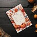 Thanksgiving Menu Template, Dinner Menu Printable, Fall Menu Card ...