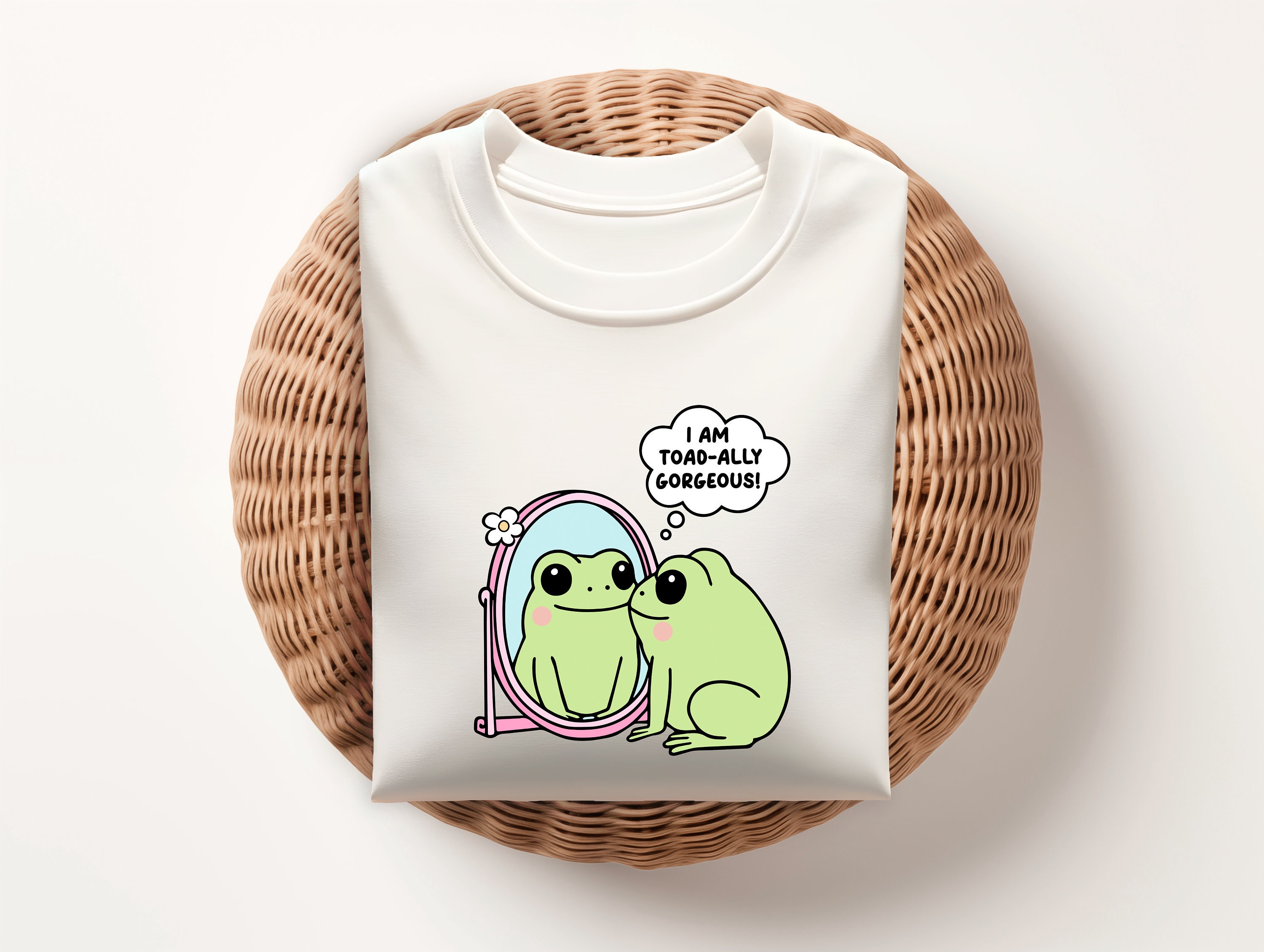 I Am Toadally GORGEOUS PNG SVG, Frog Png, Frog Clipart, Designs for ...