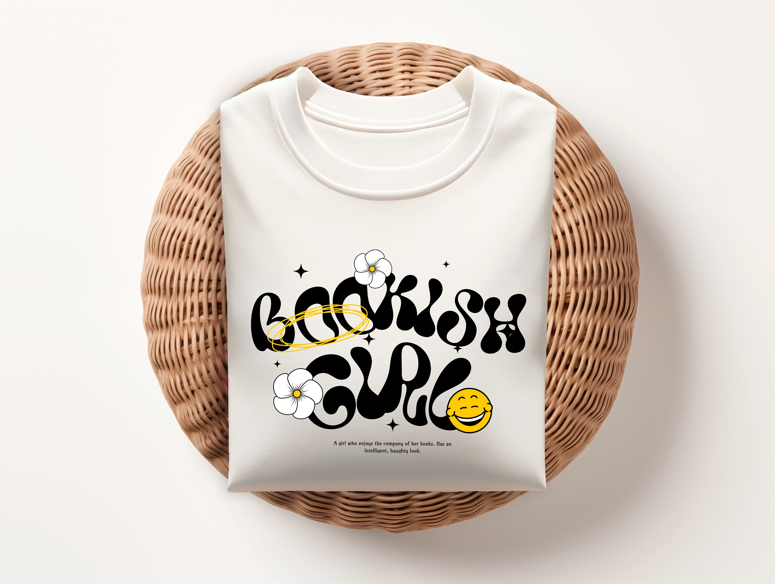 Bookish Girl SVG PNG, Cute Bookish Design for T-shirts, Stickers, Bags ...