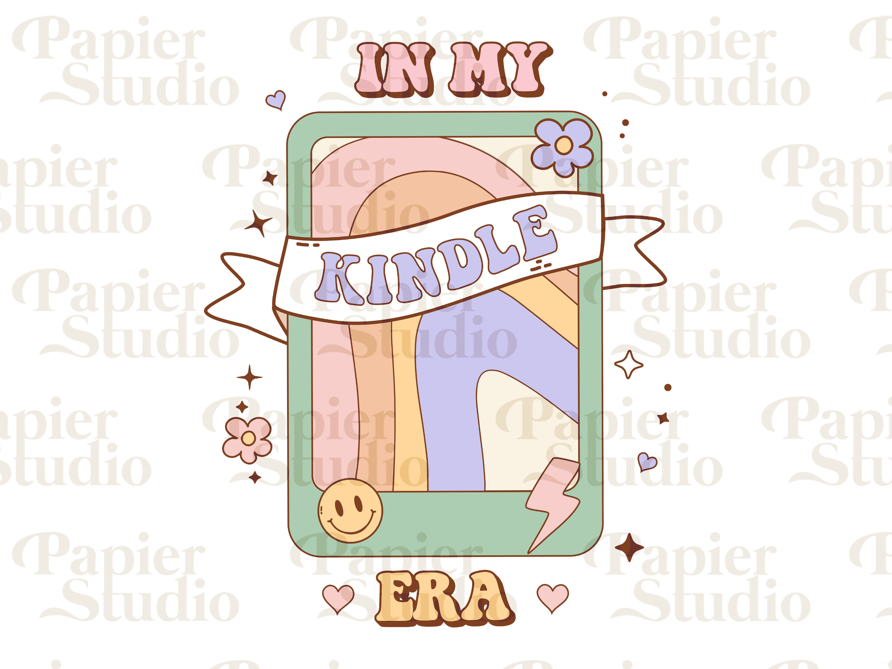 In My Kindle Era PNG SVG, Bookish Png Svg, Book Lover Design for T ...
