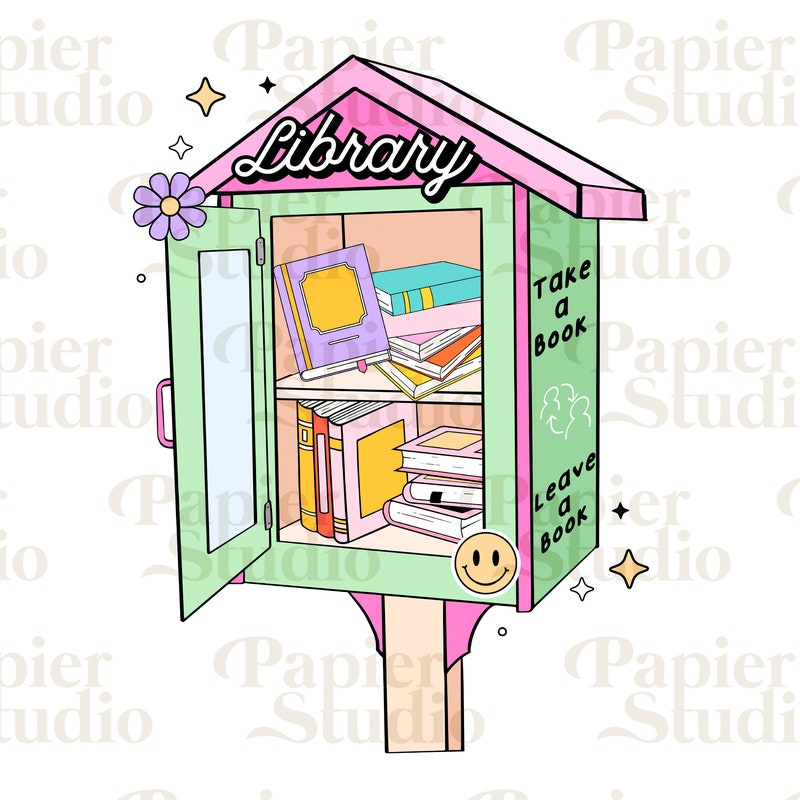 Take a Book Leave a Book Sign - Etsy