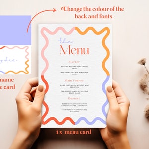 Restaurant Menu Card Template, Dinner Menu Printable, Restaurant Menu ...