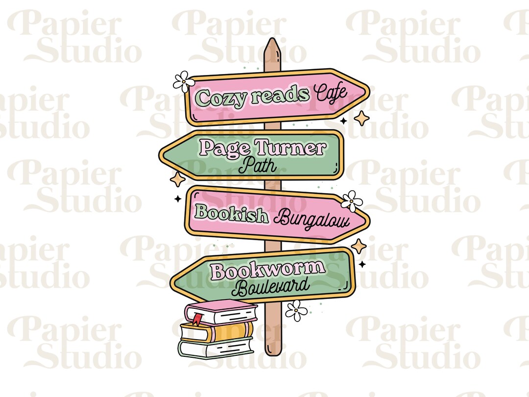 BOOKISH Road Sign PNG SVG, Bookish Png, Bookish Clipart, Designs for ...